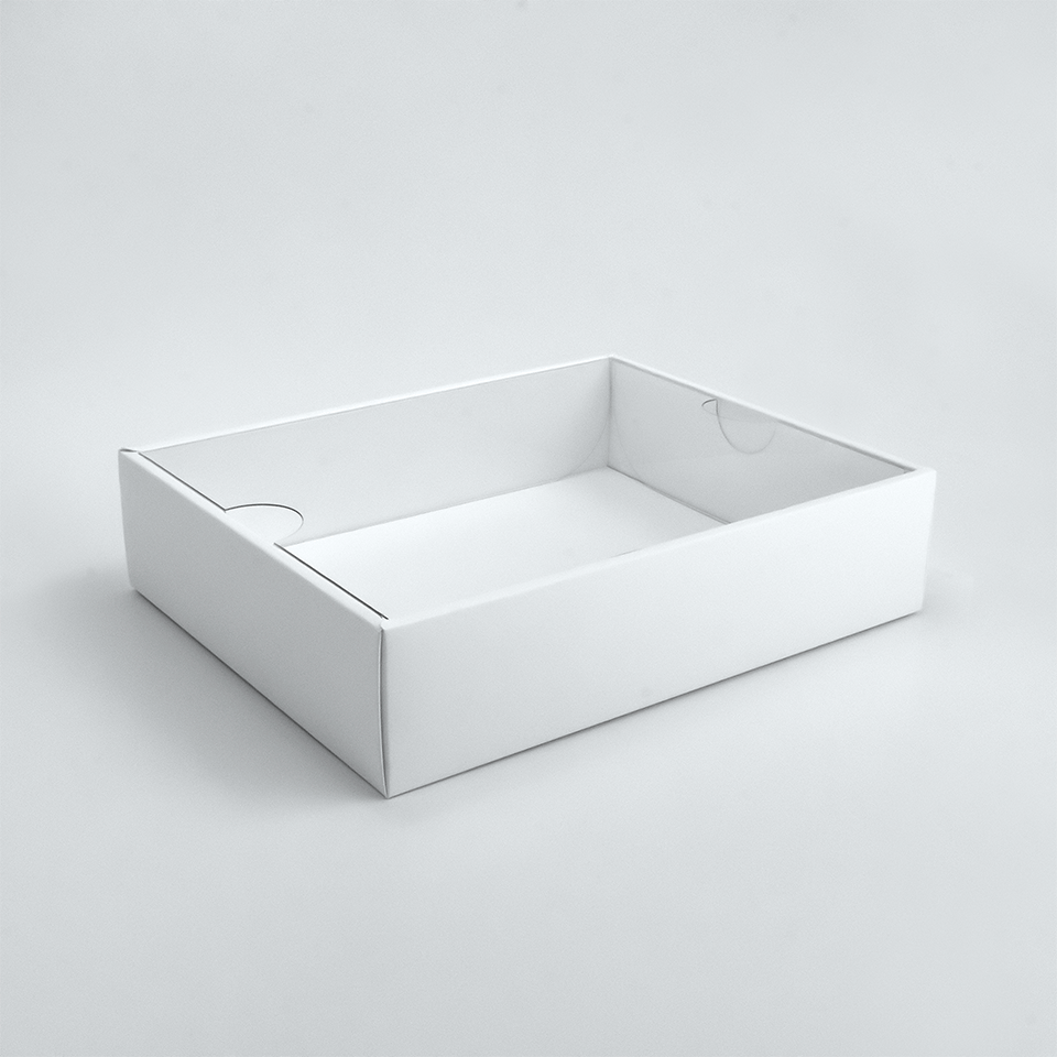 White Grazing Box with Acetate Platform Lid – Madovar Packaging LLC