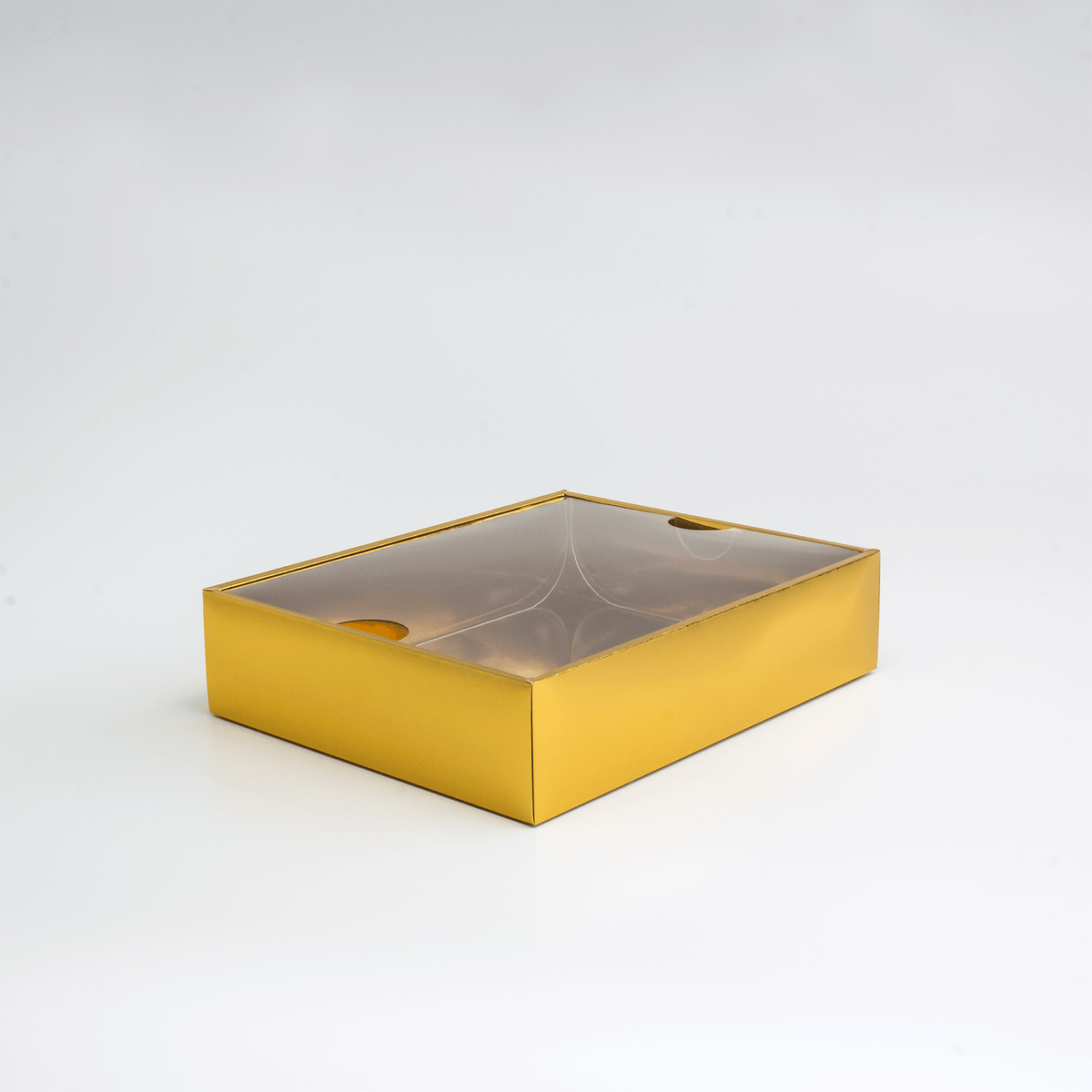 Gold Grazing Box with Acetate Platform Lid – Madovar Packaging LLC