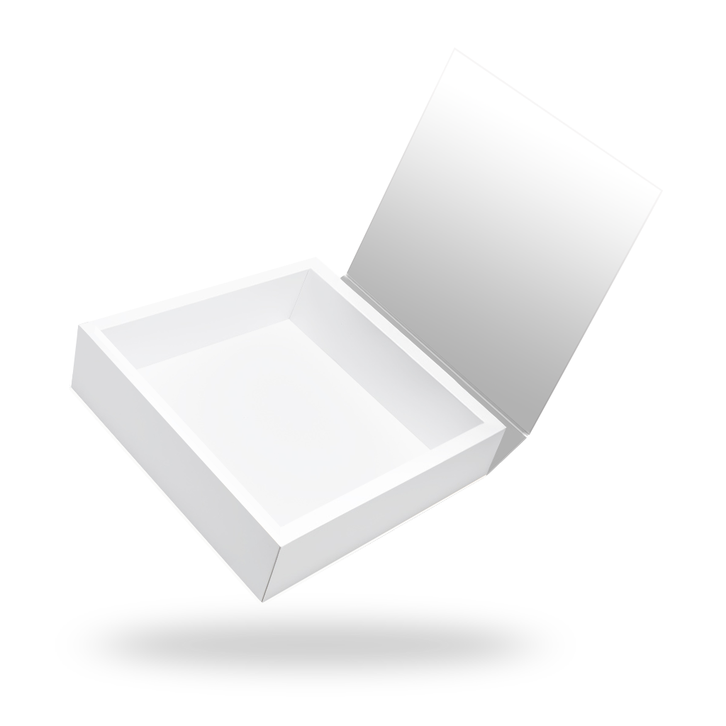 White Square Magnetic Box – Madovar Packaging LLC